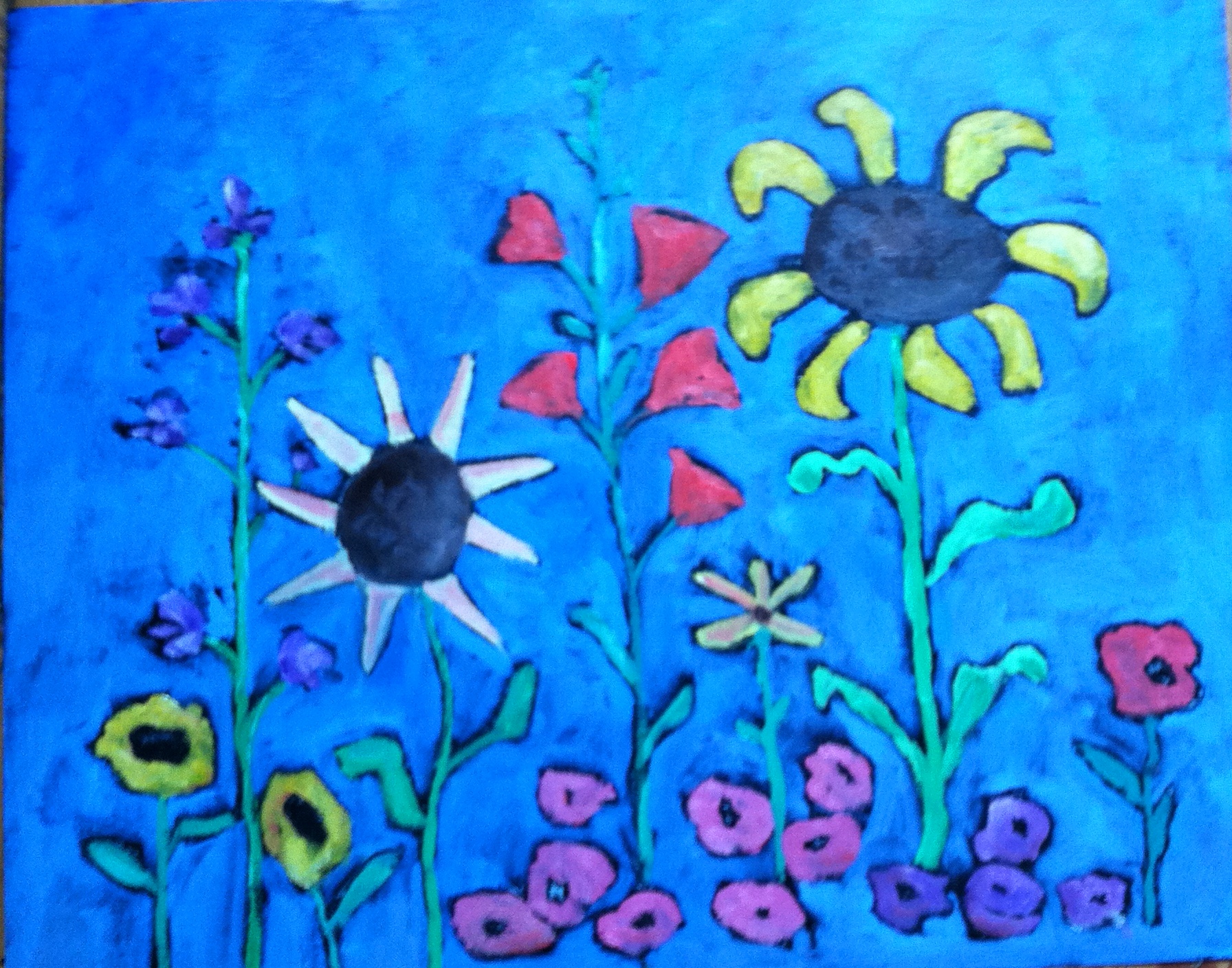 Spring Flowers #2 - oil on canvas on board, in Recent Artwork